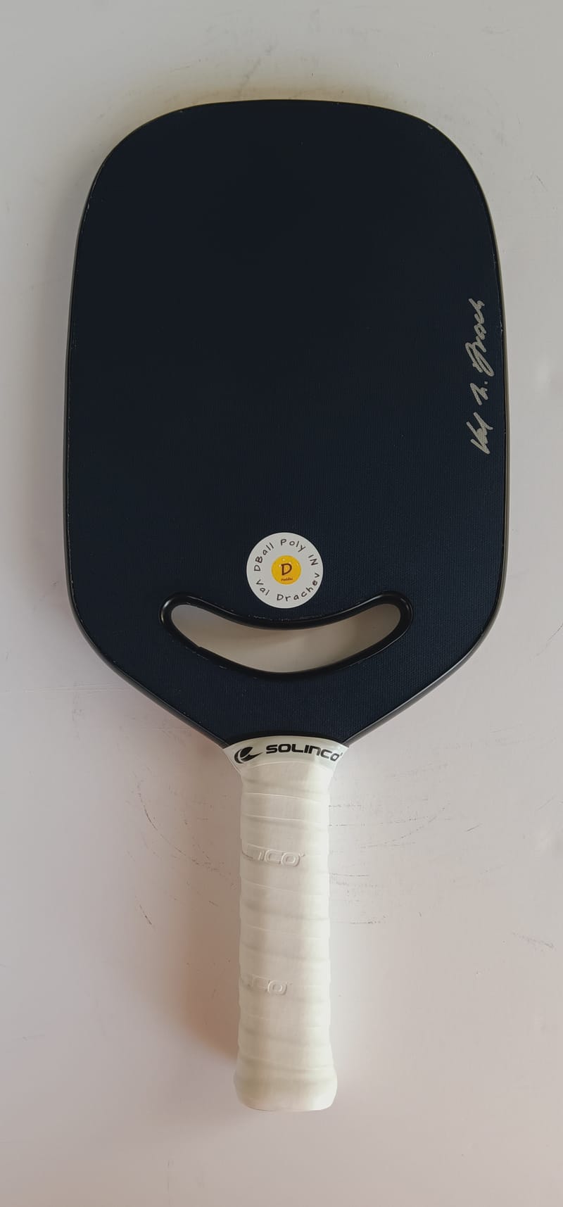 DBall Poly IN Pickleball Paddle. Navy Blue/with cutout - DBall Paddles