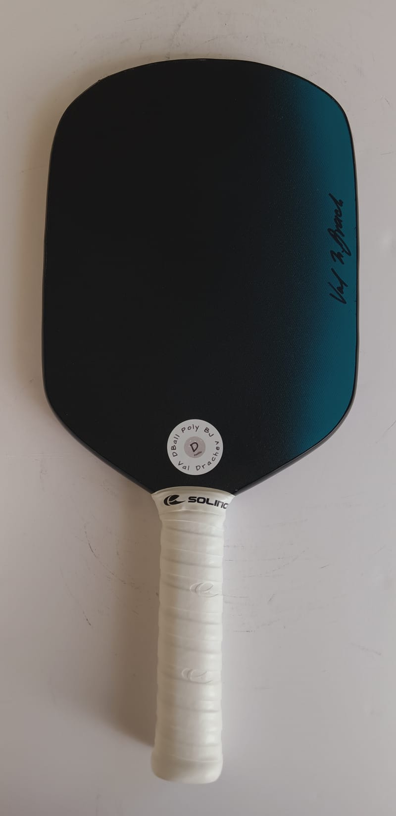 DBall Poly BJ Pickleball Paddle. Black-Teal - DBall Paddles