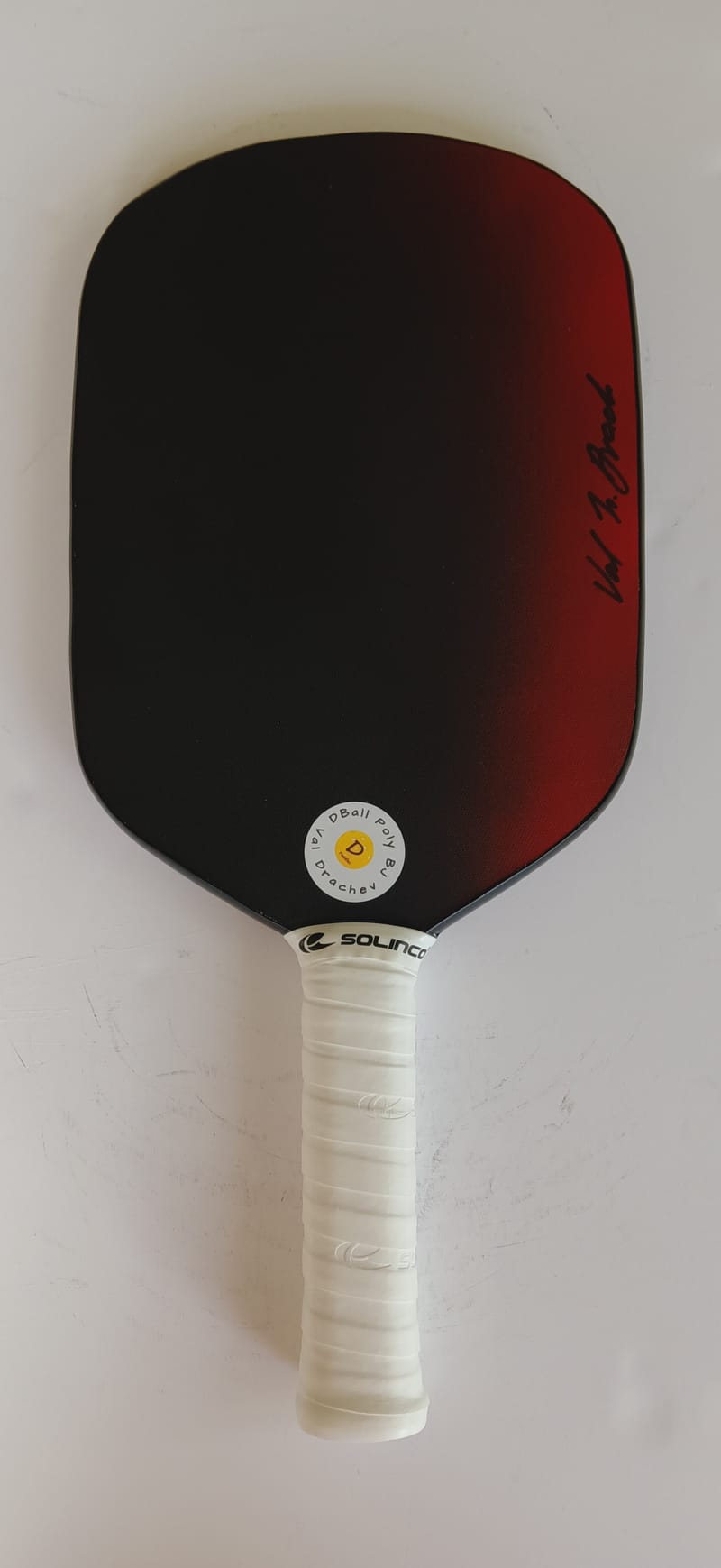 DBall Poly BJ Pickleball Paddle. Black-Red - DBall Paddles