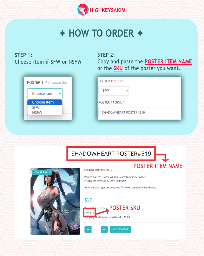 Poster Bundles - HIGHKEYSAKIMI