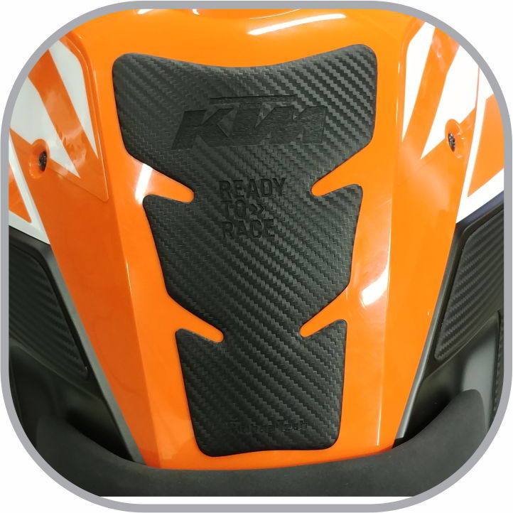 KTM motorcycle tank pad