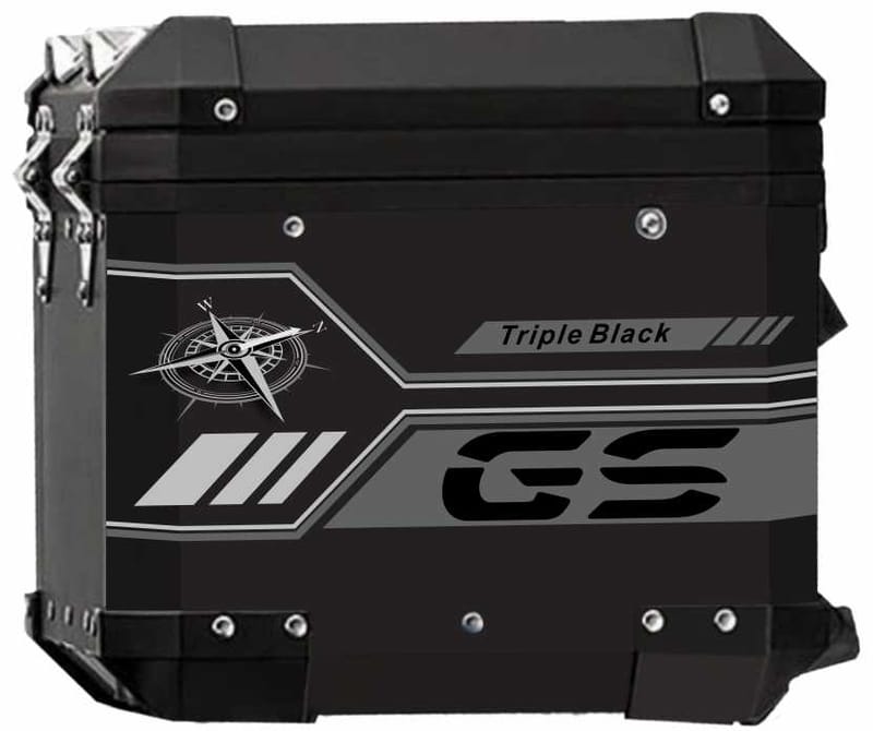 1045-8W BMW TOP BOX WRAP - TIRPLE BLACK - RubbaTech.SA