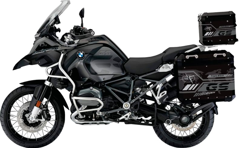 BMW TRIPLE BLACK TOP BOX WRAP