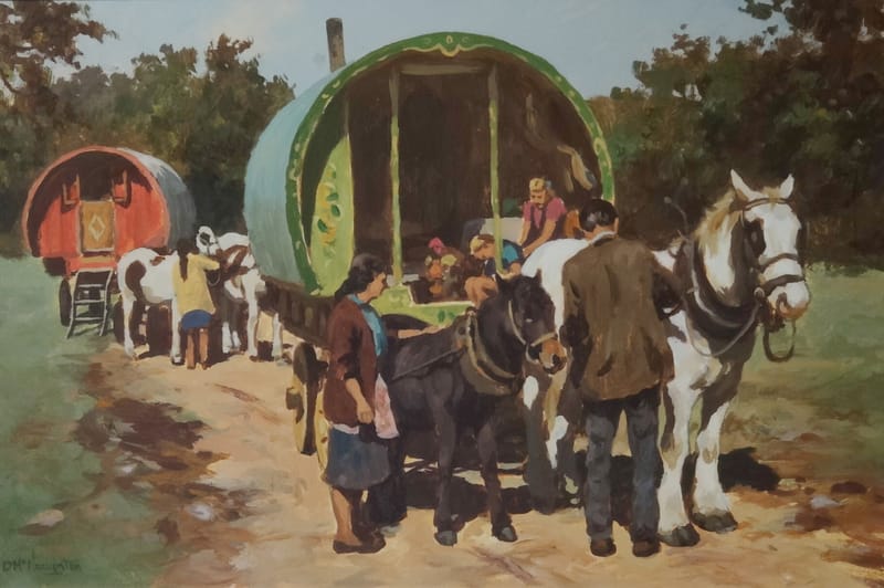 "The Vardo and Horses" - GALLERY 1608