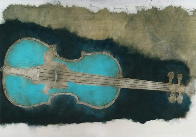 "The Blue Violin" - Jonathan Aiken - GALLERY 1608