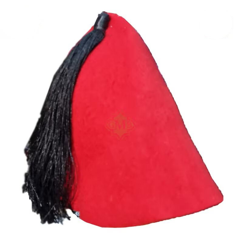 Tarbouche Makhzani Marocain - Rouge