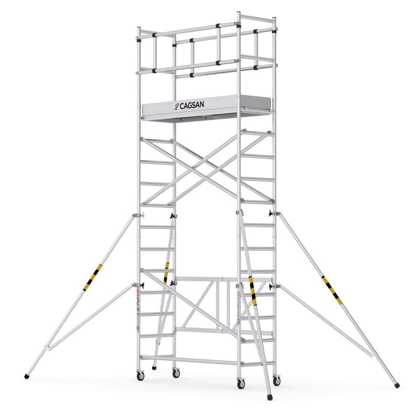 פיגום אלומיניום מקצועי צר נייד KARELIA F180