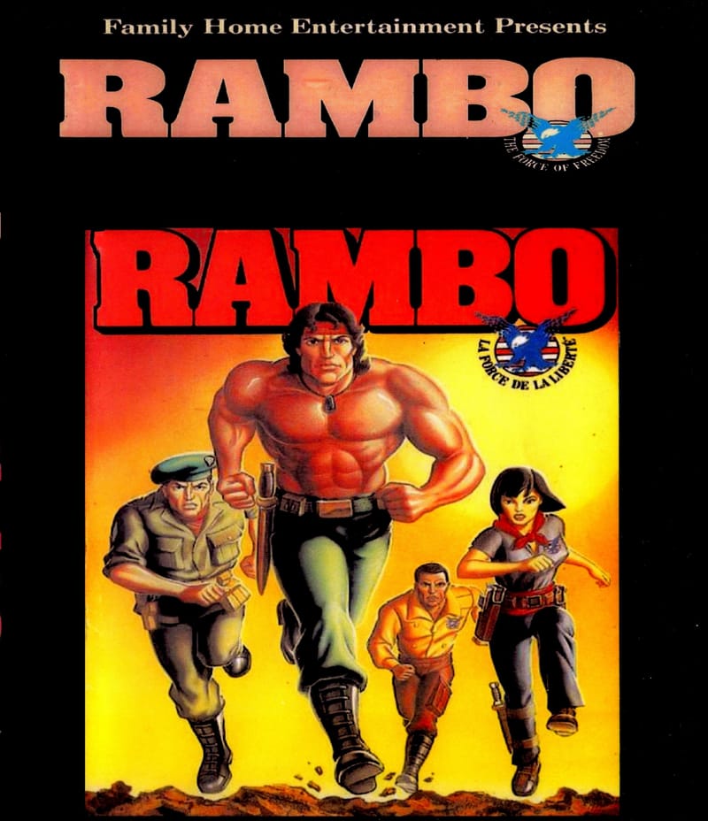 Rambo Zeichentrickserie (USA 1986) 4 Disk DVD Box