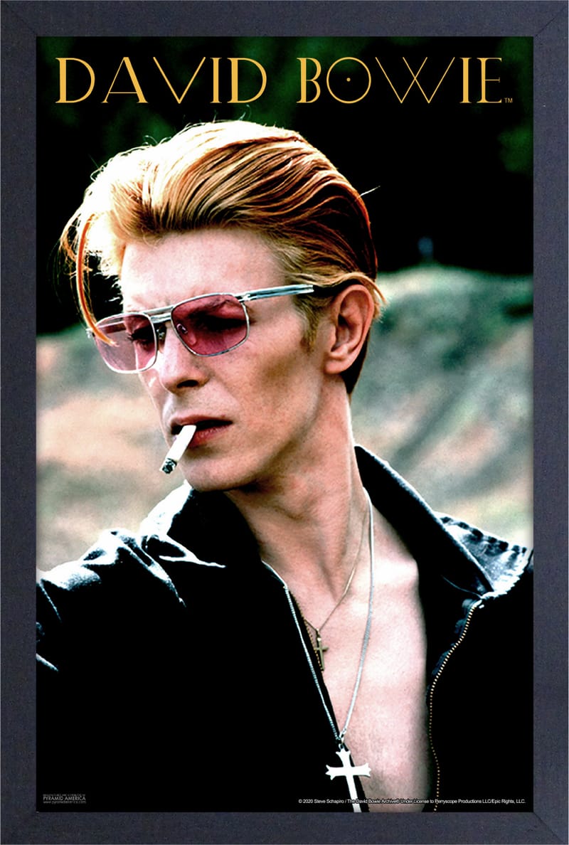 David Bowie Portrait Smoking