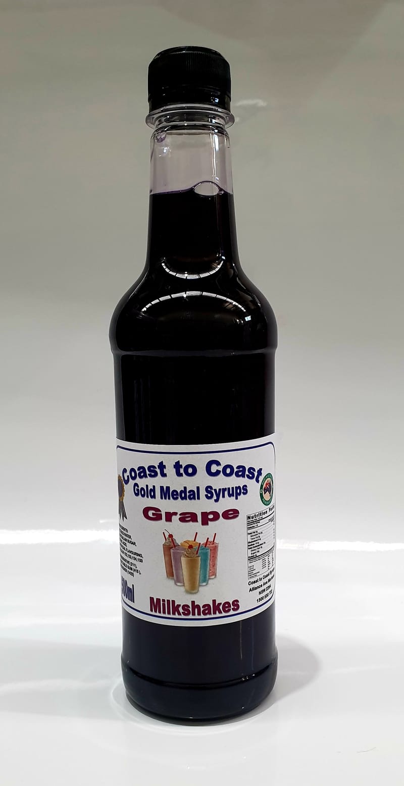 Blueberry, Milkshake Syrup 500ml - Coast to Coast Syrups and More