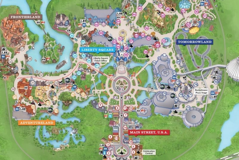 MAPAS DE TUS PARQUES - Magical Dream Planner