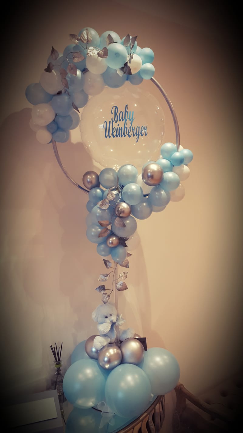 ORGANIC PERSONALIZED HOOP - Balloon Decor
