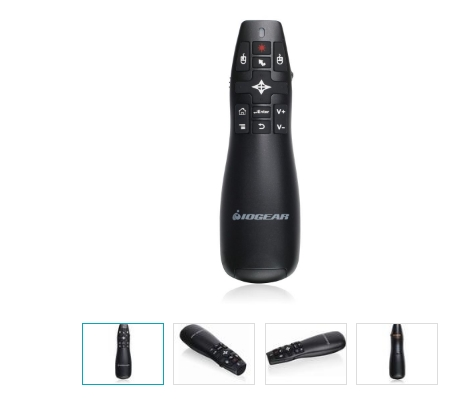 Gyro Presenter Mouse with Red Laser Red Point Pro 2.4GHz Gyroscopic Pr