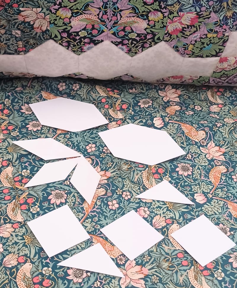 EPP Papers set - Strawberry Thief Kaleidoscope - Suzanne Campion