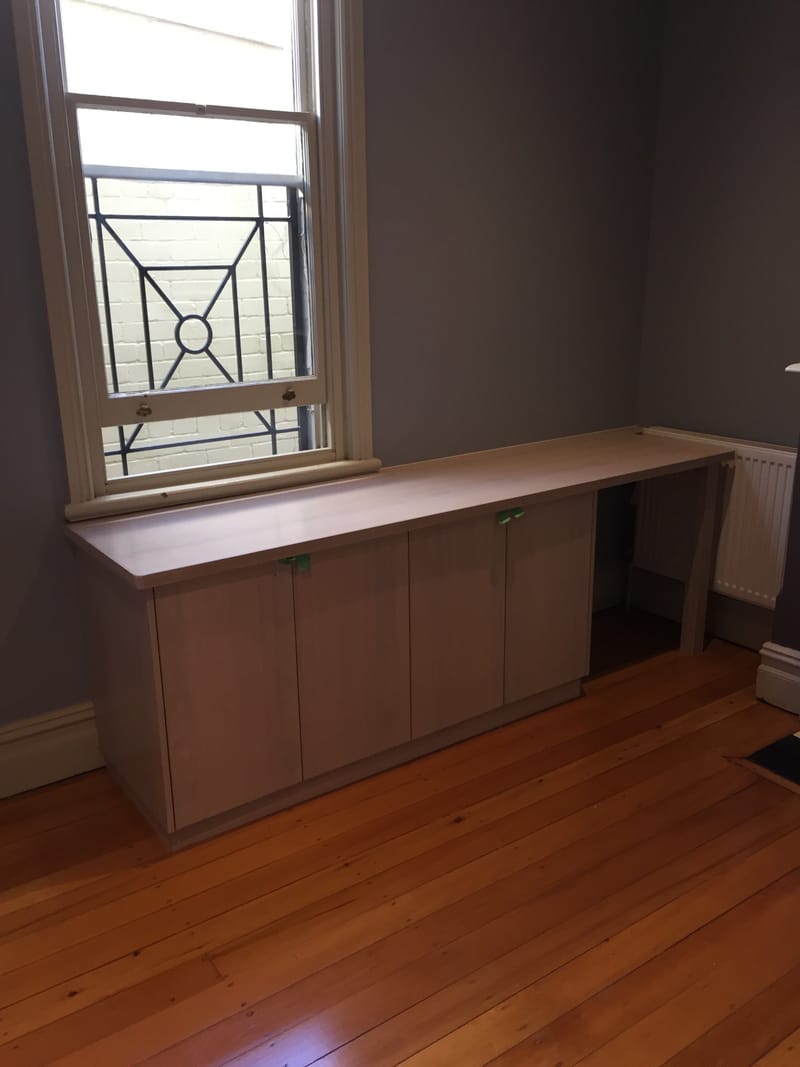 Utility bench, cupboard - Woodwork by Hiro