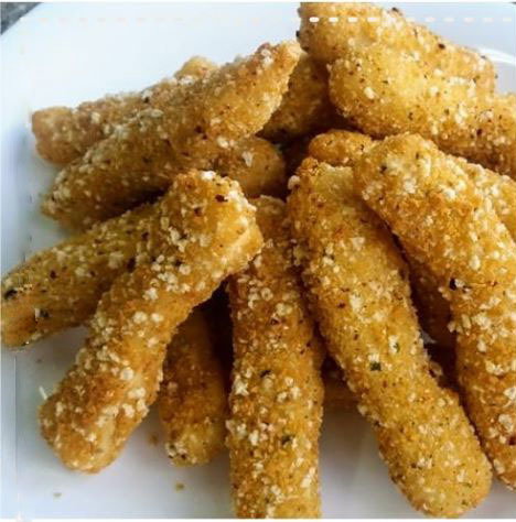 Tiritas de Pollo con Finas Hierbas - - Manjares en Casa