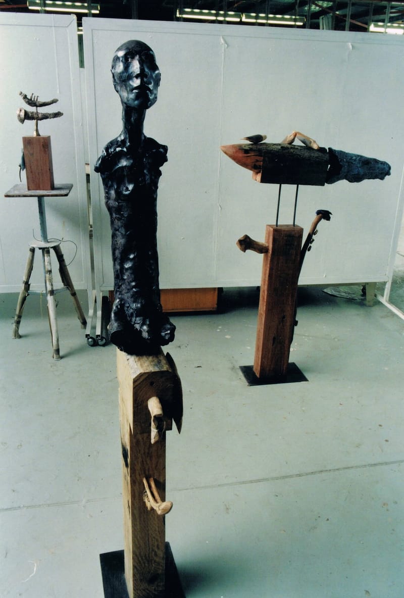 Studio Image: The Tree - Graham Lang artist-writer