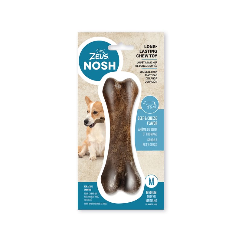 ZEUS - Nosh Os à mâcher pour chien en bois et nylon