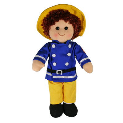 Fireman Ted Doll - Enid's Emporium