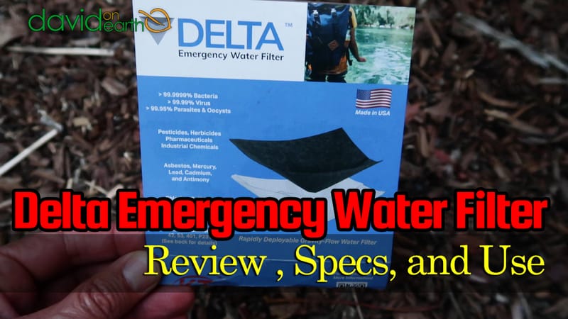 Review the Delta Emergency Water Filter