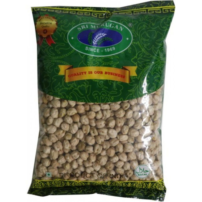 SRI MURUGAN WHITE CHANNA 1KG - FARM TO HOME