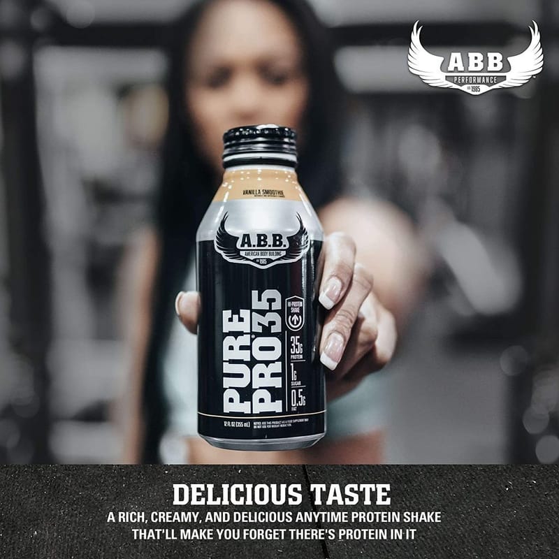 ABB Pure Pro 35 RTD's Proteina Whey Smoothie Listo Para Tomar 12oz caj