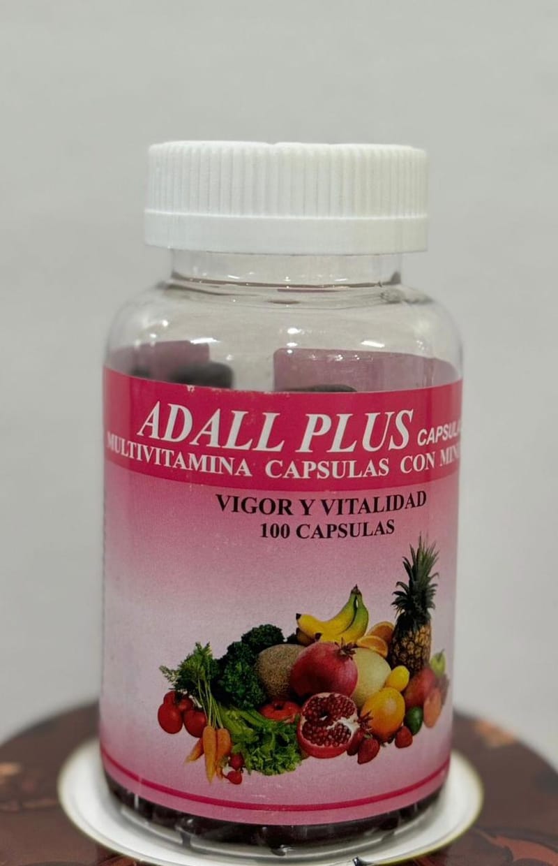 ADALL PLUS MULTIVITAMINA 100 CAPS.