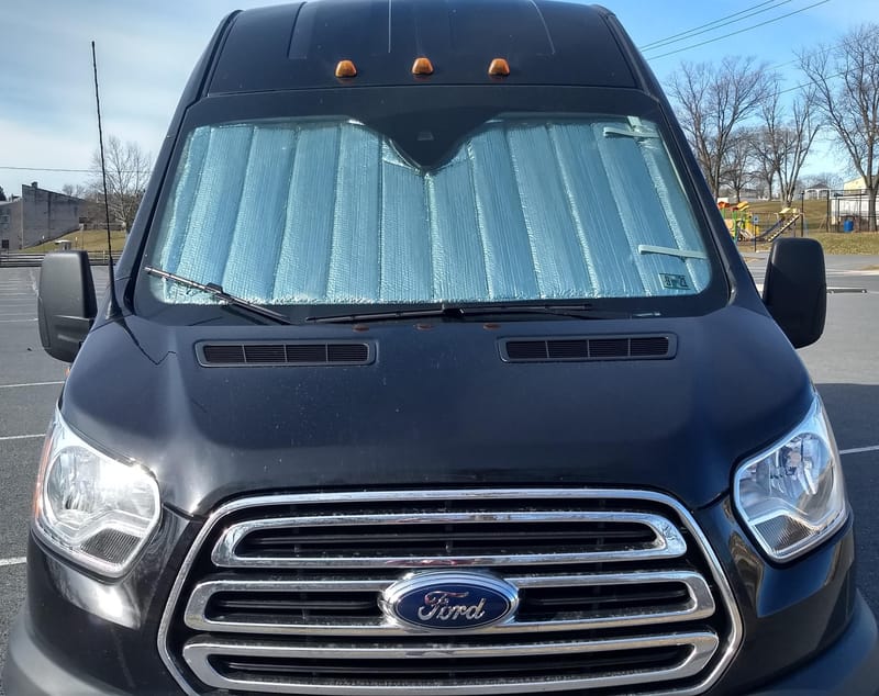 Ford Transit Windshield Window Cover, Shade