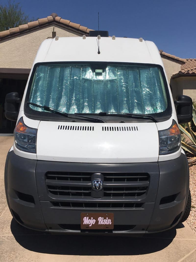 Ram Promaster Windshield Window Cover, Shade