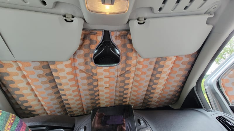 Ford Transit Connect Back Barn Doors Window Cover Shades