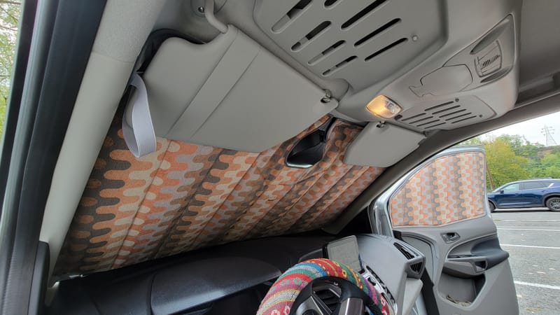 Ford Transit Connect Rear Hatch Window Cover Shades