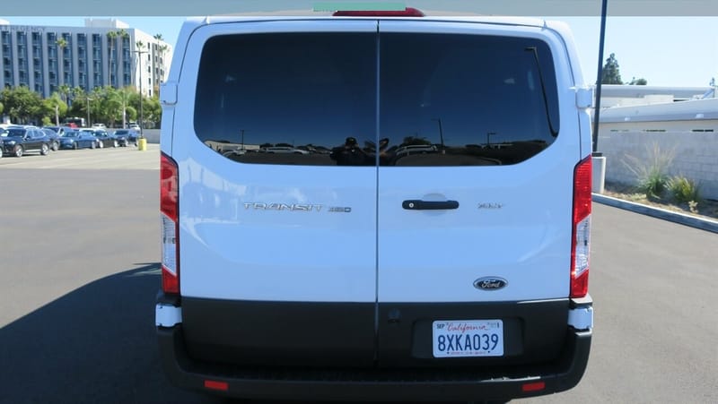 Back Barn Doors Window Cover Set, Ford Transit Low Top Passenger Van