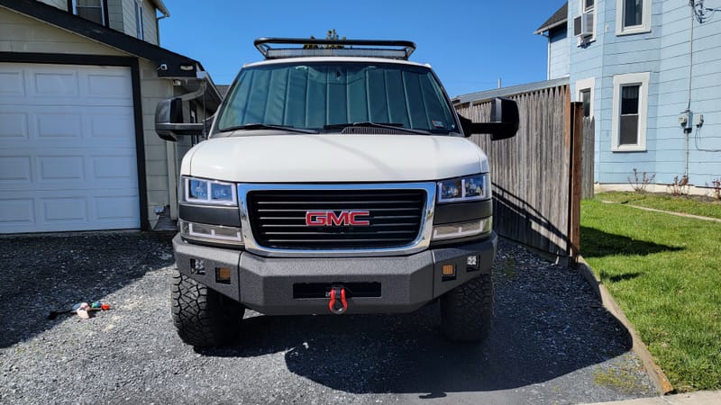 GMC Savana / Chevy Express Windshield Window Cover, Shade