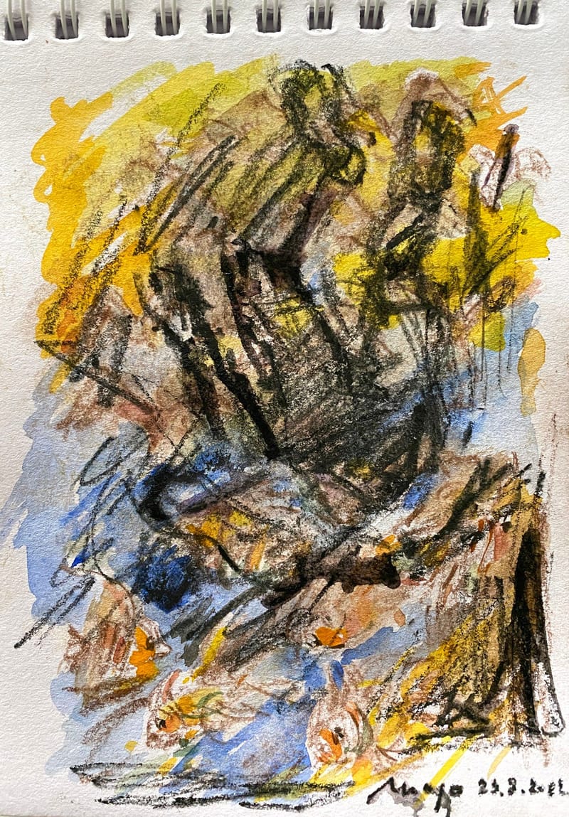 Patrick Mayo peinture dessin image