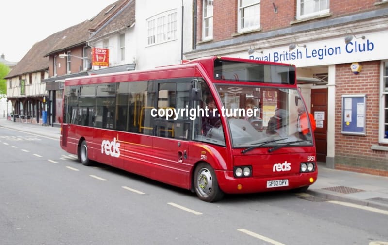 Salisbury Reds 3751 GP02 DPV. - Bus Photos UK