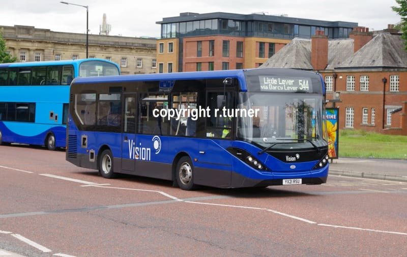 Vision Bus 1053 YX21 RSU. - Bus Photos UK