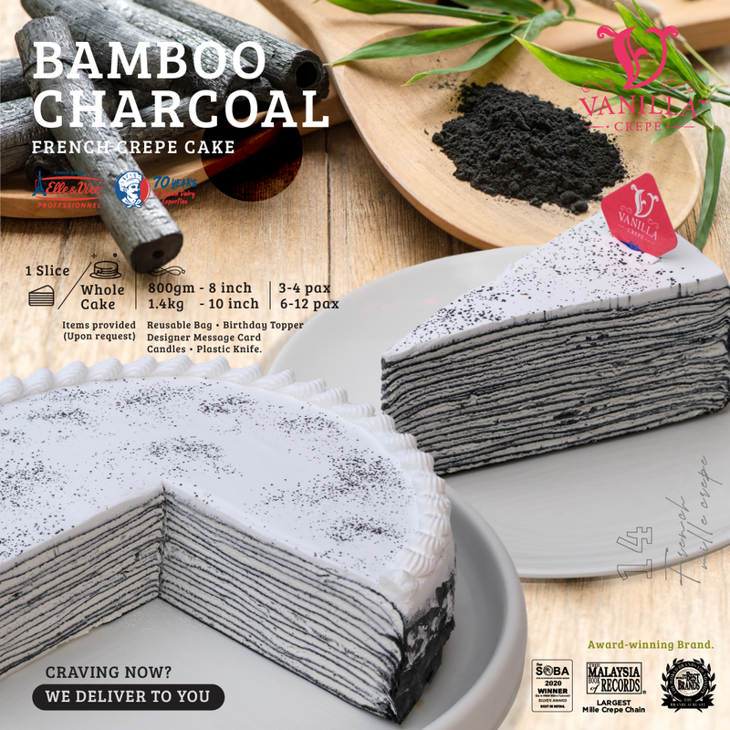 Award Winning Mille Crepe Cake in Malaysia
