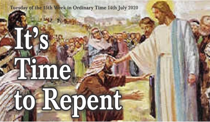 It’s Time to Repent - Be Happy Live Positive