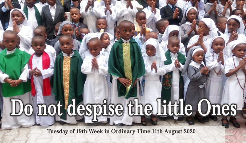 Do not despise the little Ones. - Be Happy Live Positive