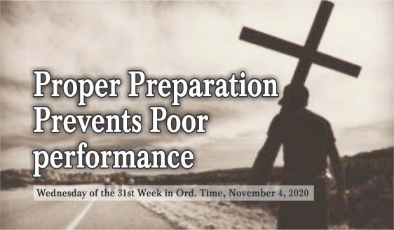 Proper Preparation Prevents Poor Performance - Be Happy Live Positive