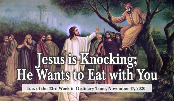 Jesus is Knocking; He Wants to Eat with You - Be Happy Live Positive