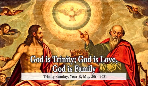 God is Trinity; God is Love, God is Family - Be Happy Live Positive