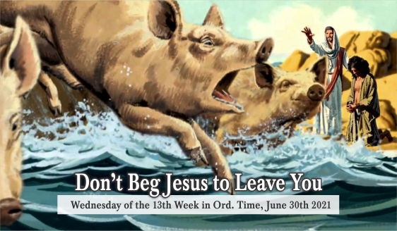 Don't Beg Jesus to Leave You - Be Happy Live Positive