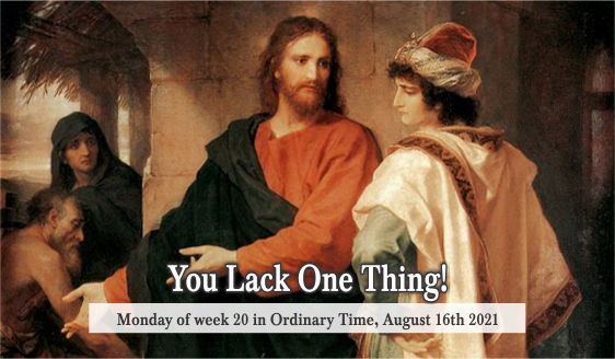 You Lack One Thing - Be Happy Live Positive