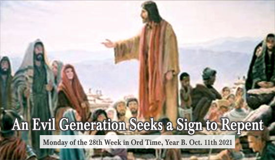 An Evil Generation Seeks Signs to Repent - Be Happy Live Positive