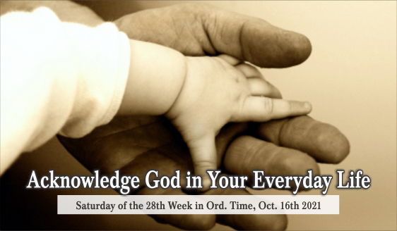 Acknowledge God in Your Everyday Life - Be Happy Live Positive