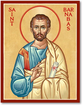 Saint Barnabas, son of Encouragement - Be Happy Live Positive