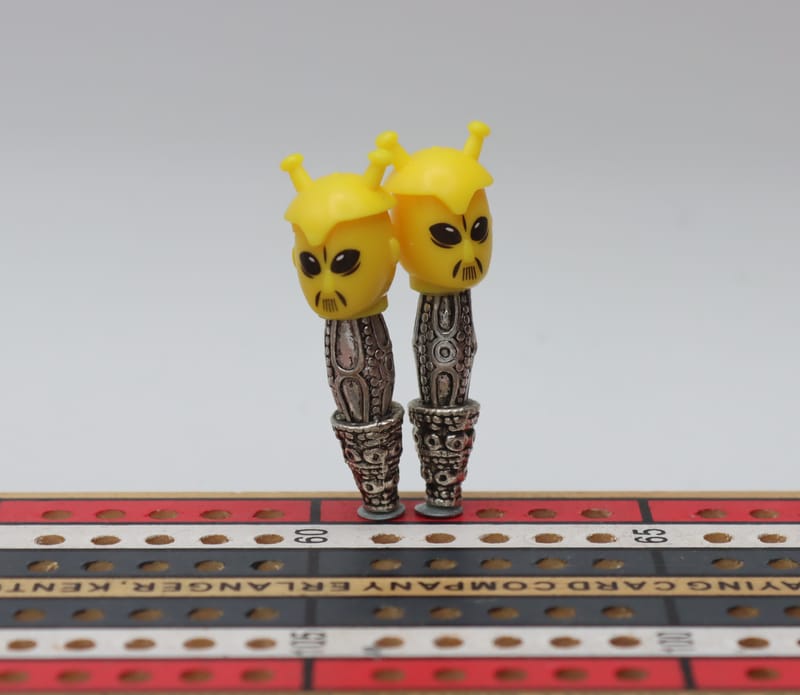 Alien Cribbage Pegs - KRAZY KUSTOM CRIBBAGE PEGS (Since 2016)