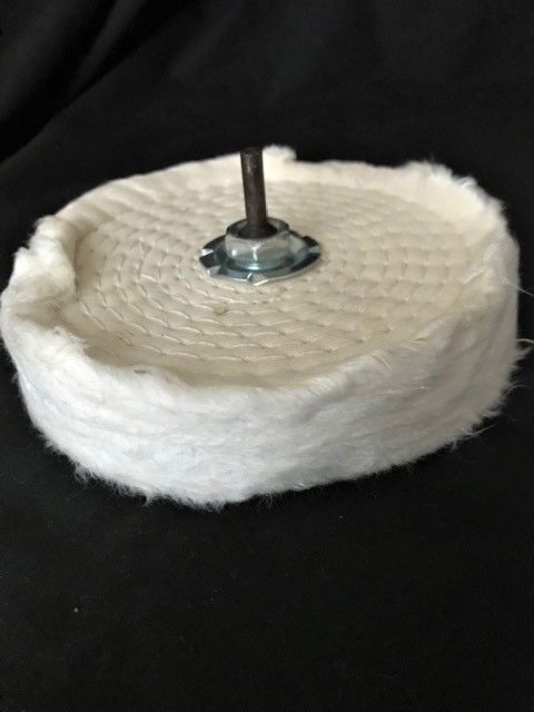 6" 150mm Cotton Buffing Wheel - The Stainless Bolt Company