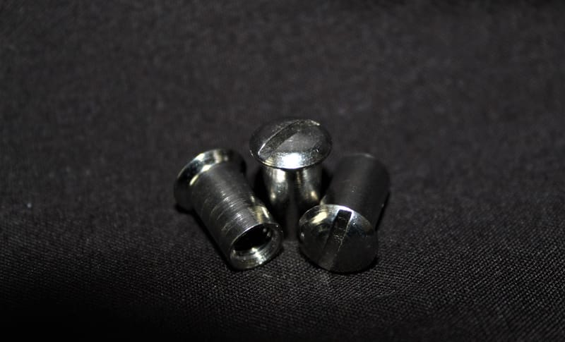 M5 Sleeve Nuts Slotted Raised Countersunk Pack of 3